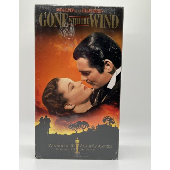 Media | Gone With The Wind Vhs 201 2tape Set Double Cassette | Poshmark